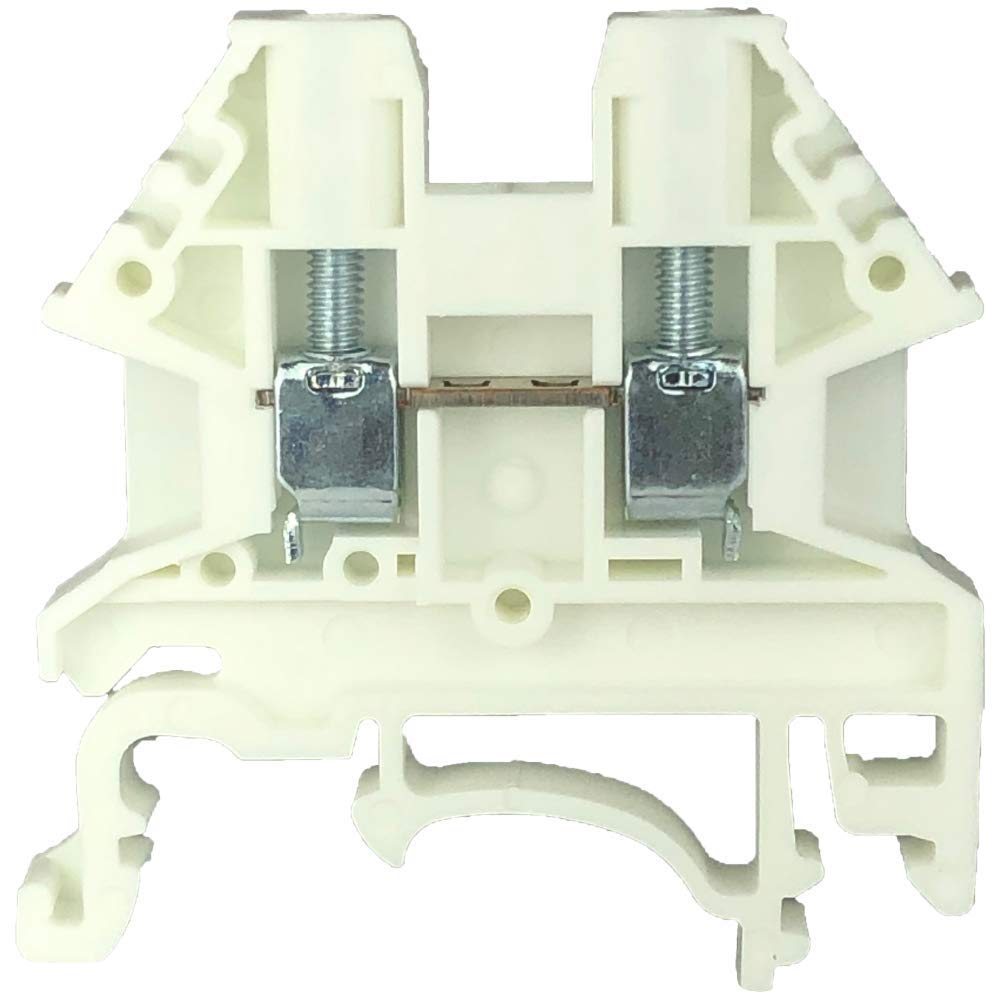 ICI Dinkle DK2.5N-WE 3 Pieces DIN Rail Terminal Block with End Cover D ...