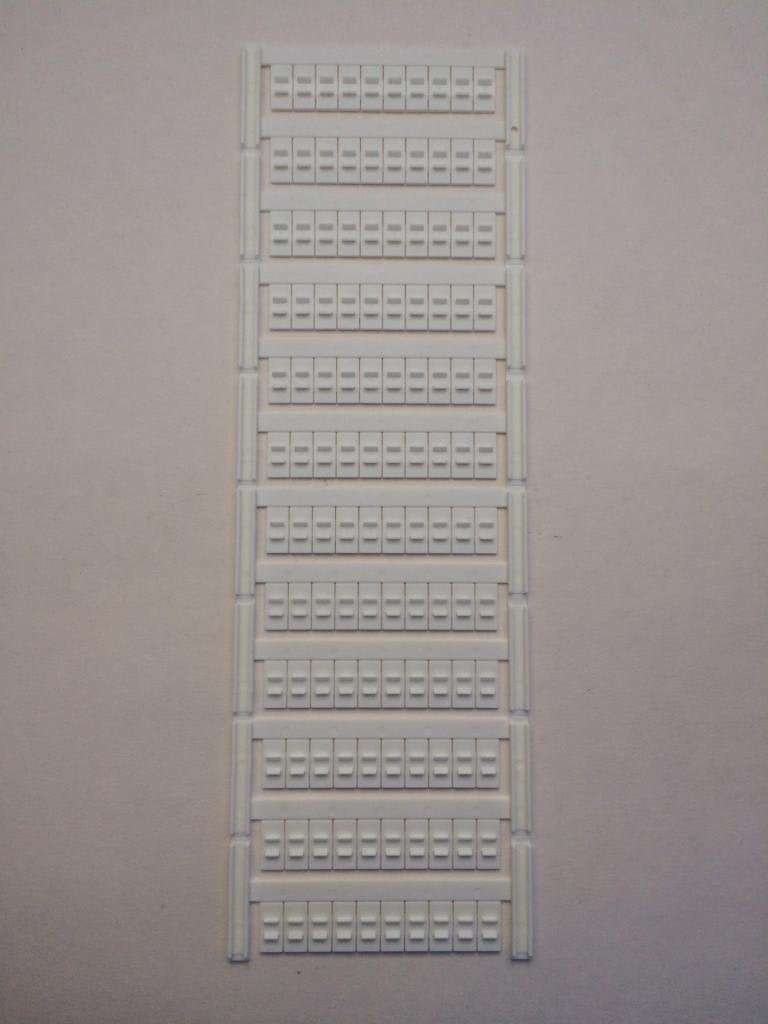 Dinkle TM27W DIN Rail Terminal Block Marking Tags for DK4 DK4N, Pack o ...